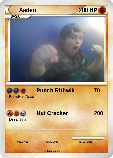 Pokémon Aaden 2 2 - Punch Rithwik - My Pokemon Card