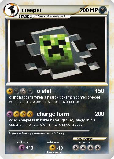Pokémon creeper 5101 5101 - o shit - My Pokemon Card