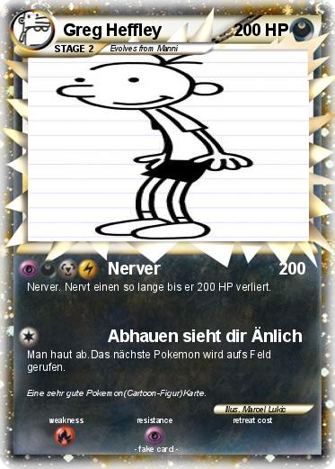 Pokémon Greg Heffley 119 119 - Nerver - My Pokemon Card