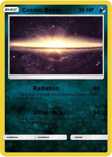 Pokémon Cosmic Boom 1 1 - Radiation - My Pokemon Card