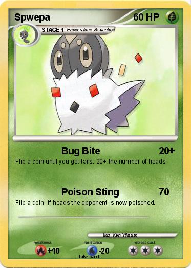 Pokémon Spwepa - Bug Bite - My Pokemon Card