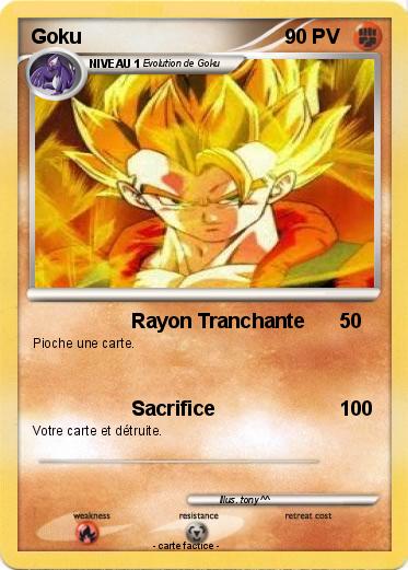 Pokémon Goku 4362 4362 - Rayon Tranchante - Ma carte Pokémon