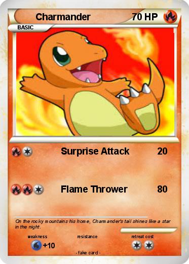 Pokémon Charmander 786 786 - Surprise Attack - My Pokemon Card