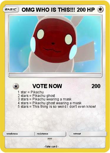 Pokémon OMG WHO IS THIS - VOTE NOW - My Pokemon Card