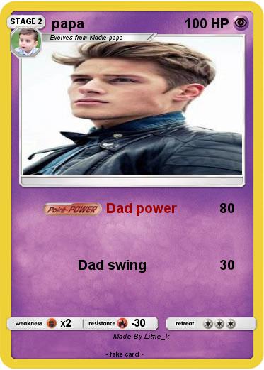 Pokémon papa 987 987 - Dad power - My Pokemon Card