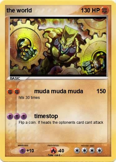 Pokémon the world 96 96 - muda muda muda - My Pokemon Card
