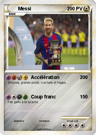 Pokémon Messi 1810 1810 - Accélération - Ma carte Pokémon
