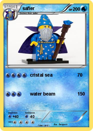 Pokémon safier - cristal sea - My Pokemon Card