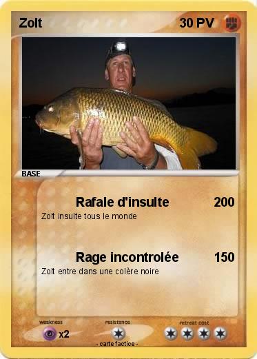 Pokémon Zolt - Rafale d'insulte - Ma carte Pokémon