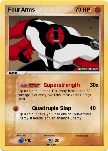 Pokémon Four Arms 30 30 - Superstrength - My Pokemon Card