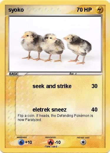 Pokémon syoko - seek and strike - My Pokemon Card
