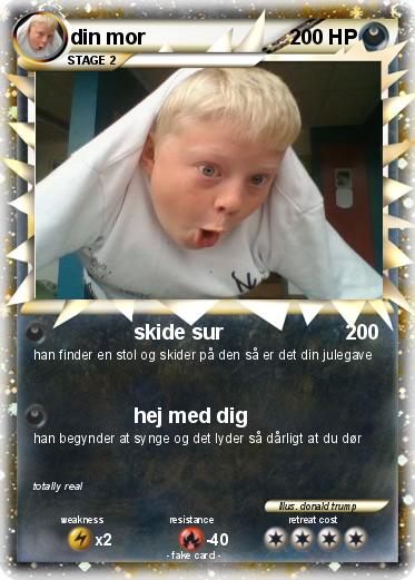 Pokémon din mor 142 142 - skide sur - My Pokemon Card