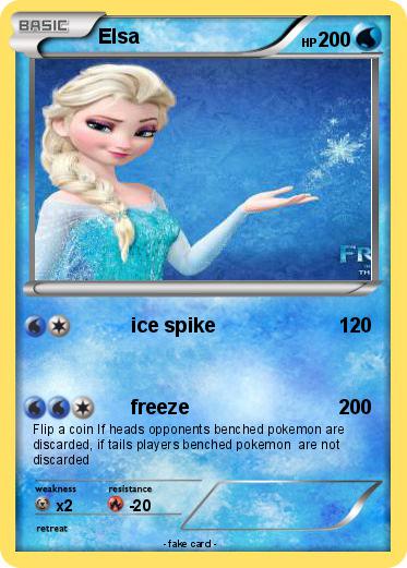 Pokémon Elsa 421 421 - ice spike - My Pokemon Card