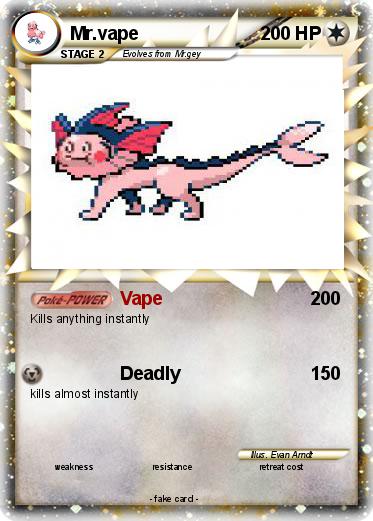 Pokémon Mr vape - Vape - My Pokemon Card