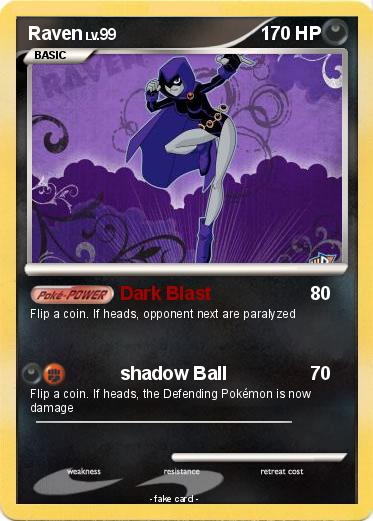 Pokémon Raven 46 46 - Dark Blast - My Pokemon Card