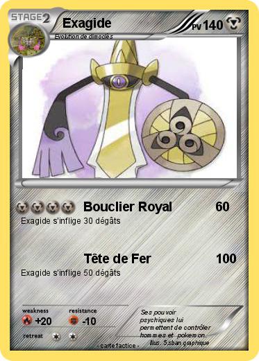 Pokémon Exagide 2 2 - Bouclier Royal - Ma carte Pokémon
