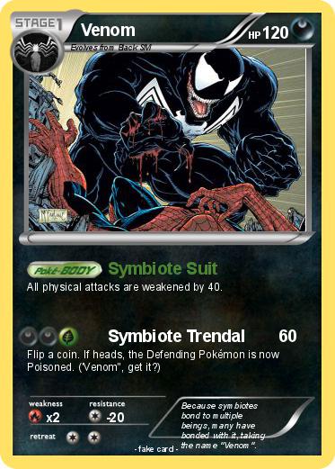 Pokémon Venom 482 482 - Symbiote Suit - My Pokemon Card