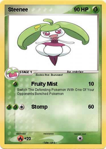 Pokémon Steenee 2 2 - Fruity Mist - My Pokemon Card
