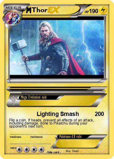 Pokémon Thor 1066 1066 - Lighting Smash - My Pokemon Card