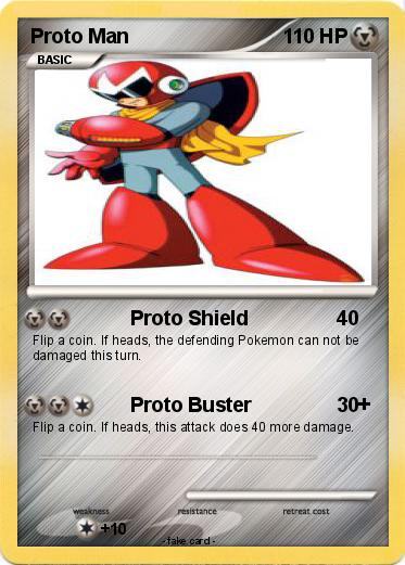 Pokémon Proto Man 21 21 - Proto Shield - My Pokemon Card