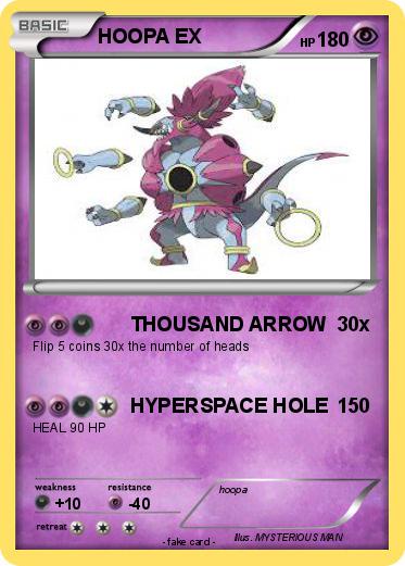 Pokémon HOOPA EX 22 22 - THOUSAND ARROW - My Pokemon Card