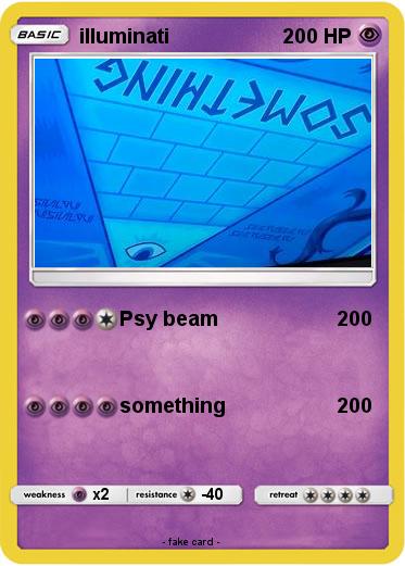 Pokémon illuminati 1140 1140 - Psy beam - My Pokemon Card