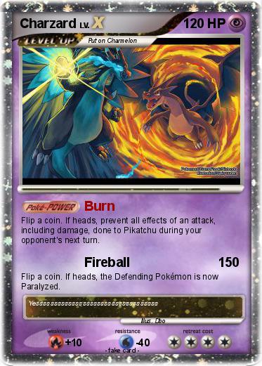 Pokémon Charzard 931 931 - Burn - My Pokemon Card