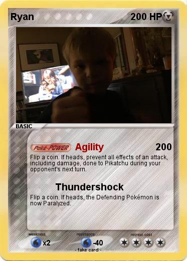 Pokémon Ryan 1340 1340 - Agility - My Pokemon Card