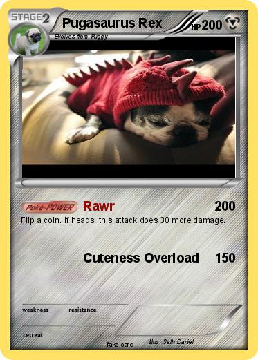 Pokémon Pugasaurus Rex - Rawr - My Pokemon Card