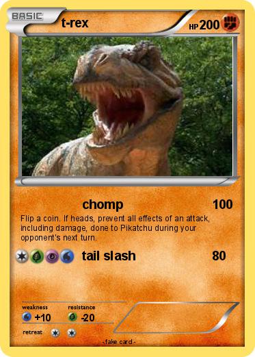 Pokémon t rex 933 933 - chomp - My Pokemon Card