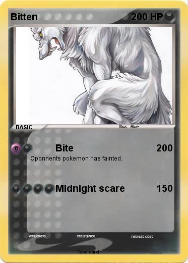Pokémon Bitten 1 1 - Bite - My Pokemon Card