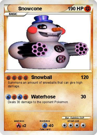 Pokémon Snowcone 8 8 - Snowball - My Pokemon Card