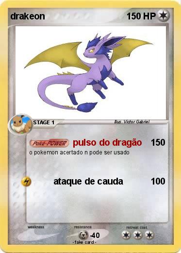 Pokémon drakeon 99 99 - pulso do dragão - My Pokemon Card