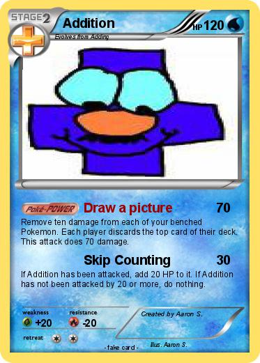 Pokémon Addition 2 2 - Draw a picture - My Pokemon Card