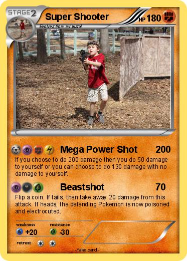 Pokémon Super Shooter - Mega Power Shot - My Pokemon Card