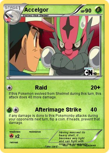 Pokémon Accelgor 51 51 - Raid - My Pokemon Card