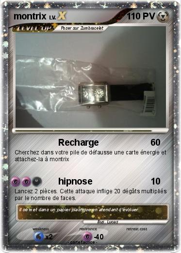 Pokémon montrix - Recharge - Ma carte Pokémon