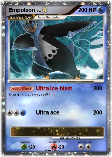 Pokémon Empoleon 737 737 - Ultra ice blast - My Pokemon Card