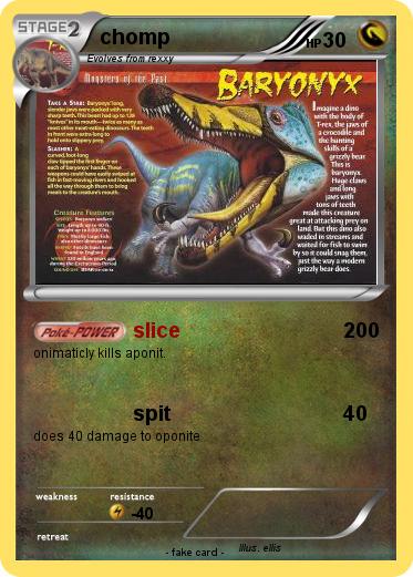 Pokémon chomp 220 220 - slice - My Pokemon Card
