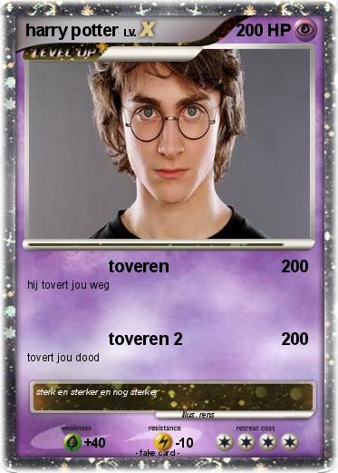 Pokémon harry potter 1288 1288 - toveren - My Pokemon Card