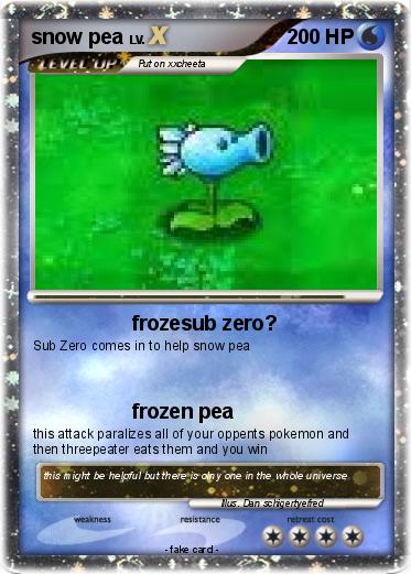 Pokémon snow pea 13 13 - frozesub zero? - My Pokemon Card