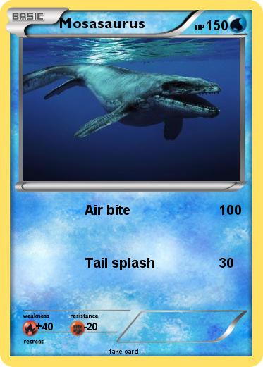 Pokémon Mosasaurus 49 49 - Air bite - My Pokemon Card