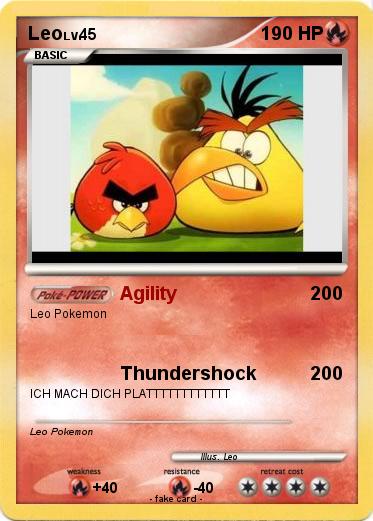 Pokémon Leo 1273 1273 - Agility - My Pokemon Card