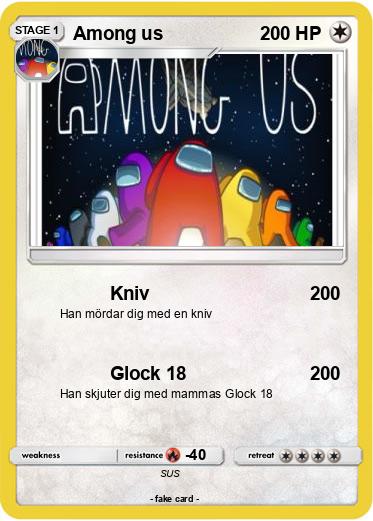 Pokémon Among us 580 580 - Kniv - My Pokemon Card