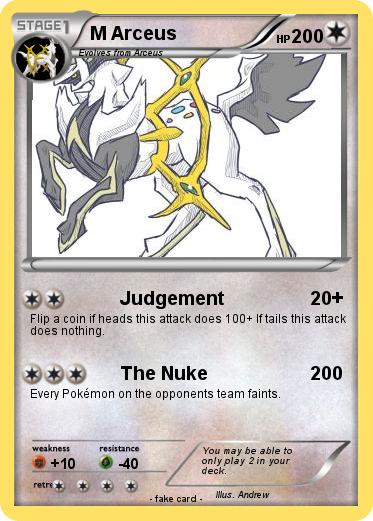 Pokémon M Arceus 179 179 - Judgement - My Pokemon Card