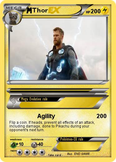 Pokémon Thor 884 884 - Agility - My Pokemon Card