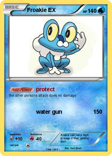 Pokémon Froakie EX 6 6 - protect - My Pokemon Card