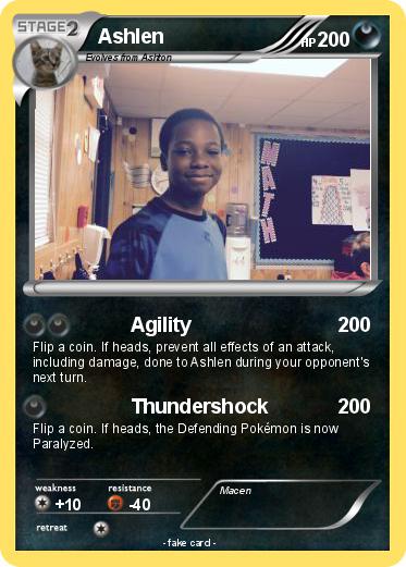 Pokémon Ashlen 1 1 - Agility - My Pokemon Card