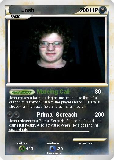 Pokémon Josh 625 625 - Mateing Call - My Pokemon Card