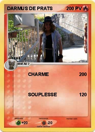 Pokémon DARMUS DE PRATS - CHARME - Ma carte Pokémon